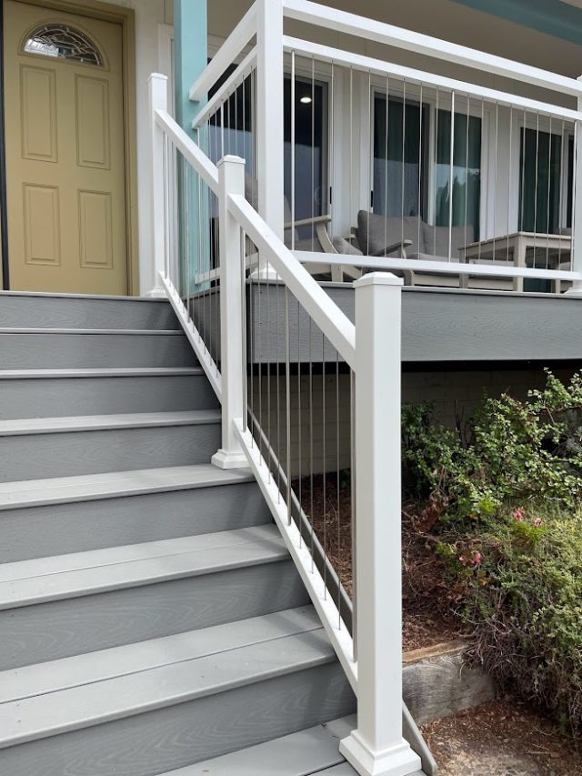 Outdoor Stair Railing | West Coast Railing